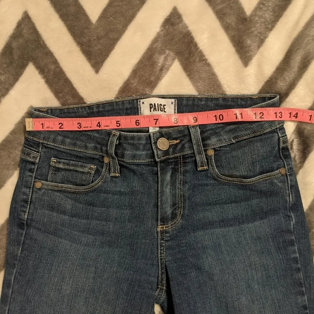 PAIGE | Jeans | Paige Kylie Crop Jeans 26 Evelyn Destruction Distressed ...